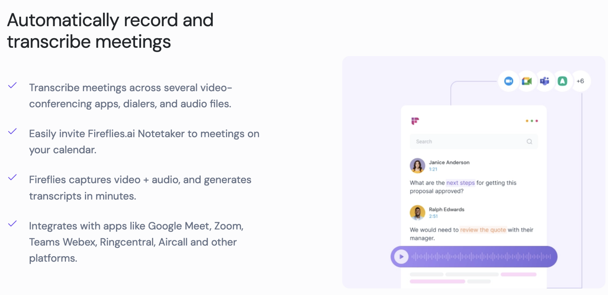 Review of Fireflies AI: Meeting Productivity with AI - AI Tools BunnyPixel